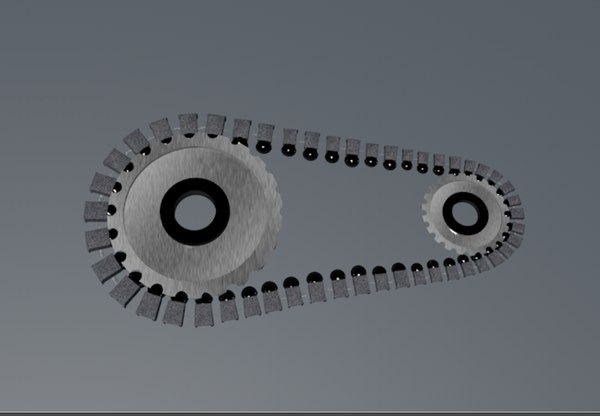 simple gear 3d c4d