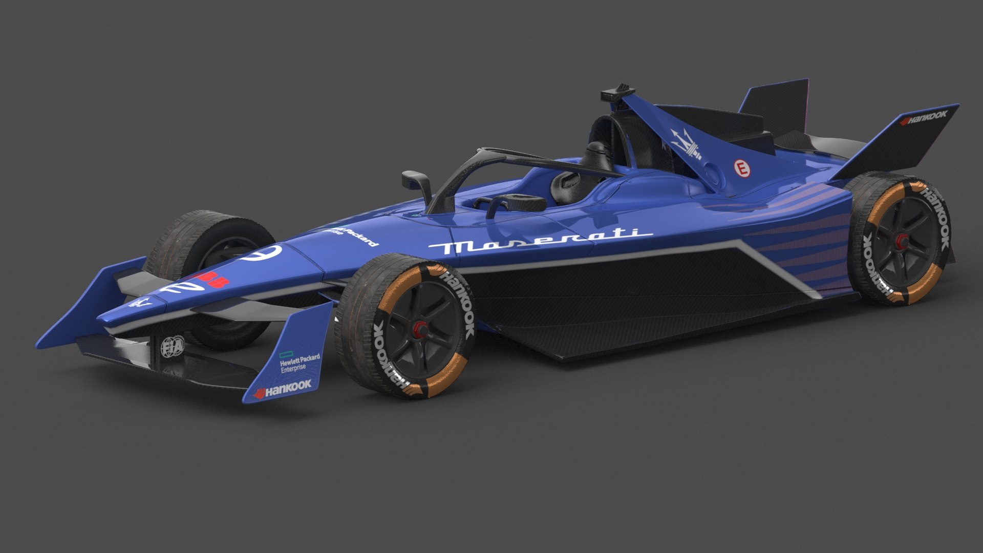 Maserati MSG Racing Formula E 2024 PBR 3D - TurboSquid 2246328