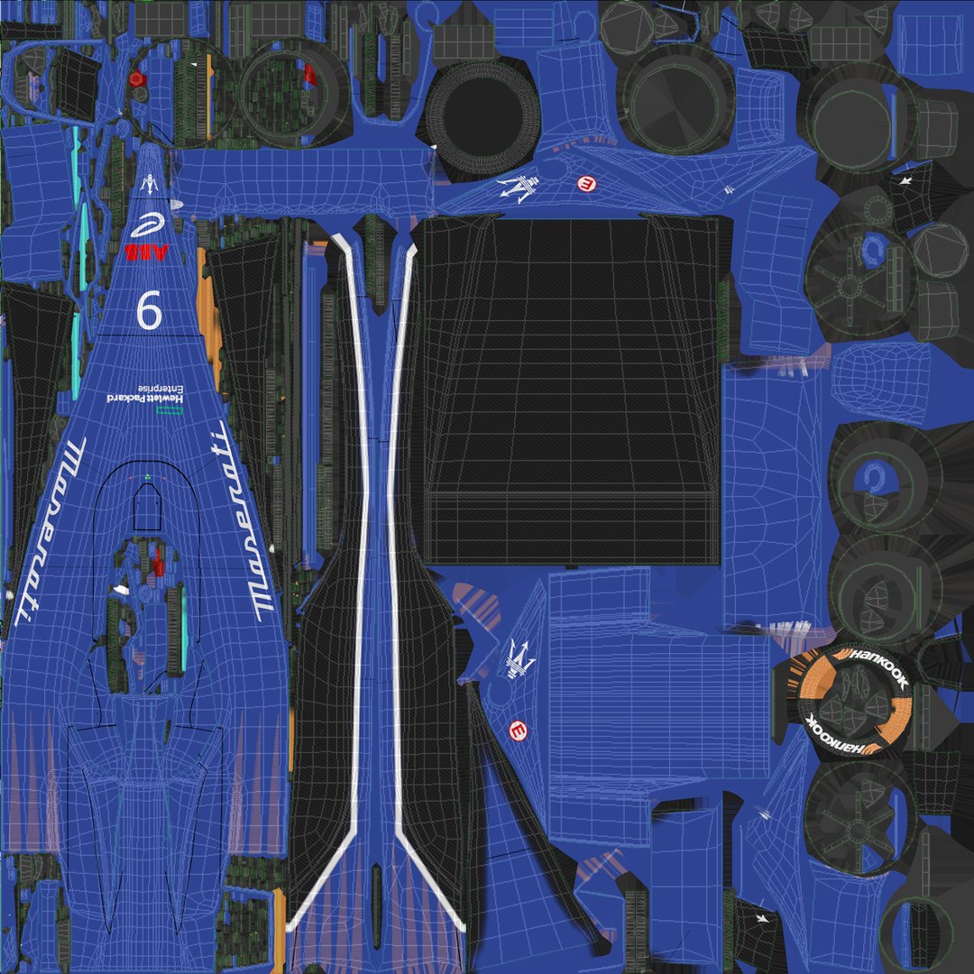 Maserati MSG Racing Formula E 2024 PBR 3D - TurboSquid 2246328