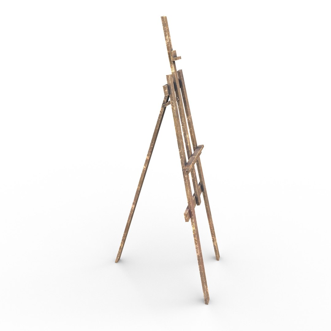 3D Easel Stand - Pbr - TurboSquid 1610809