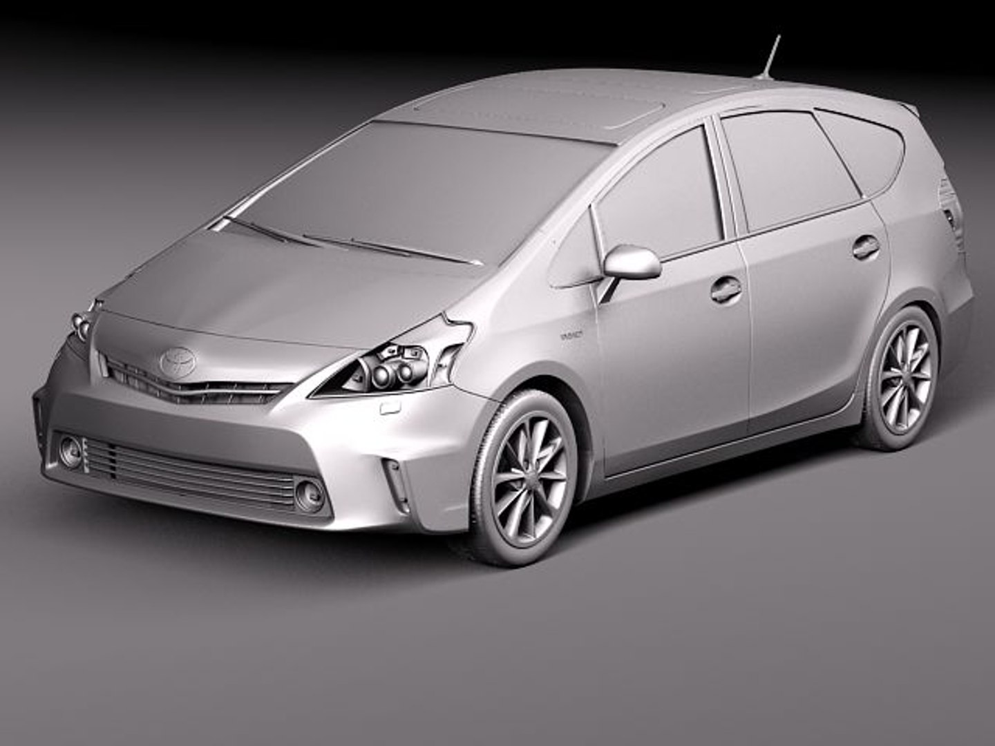 Toyota Prius V 2012 3d 3ds