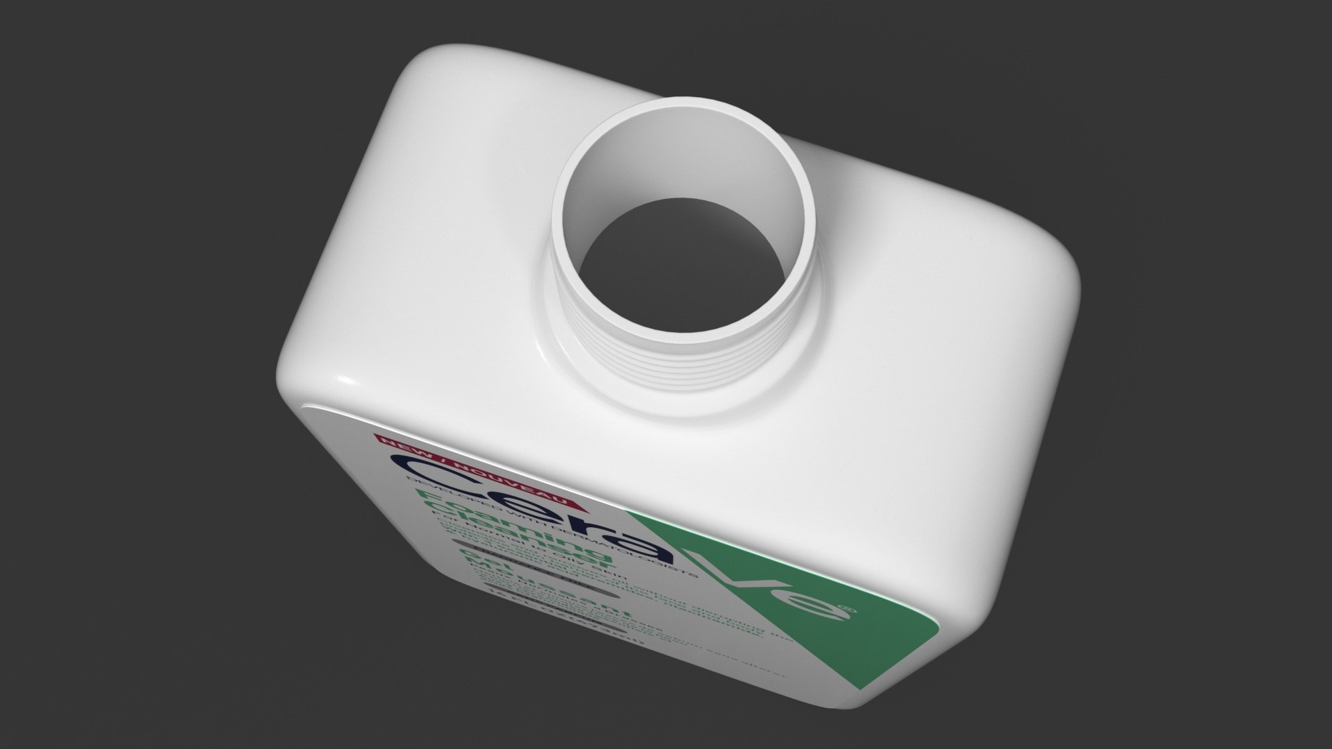 3D Model CeraVe Cleanser Dispenser Bottle 473 Ml Mint - TurboSquid 2282312