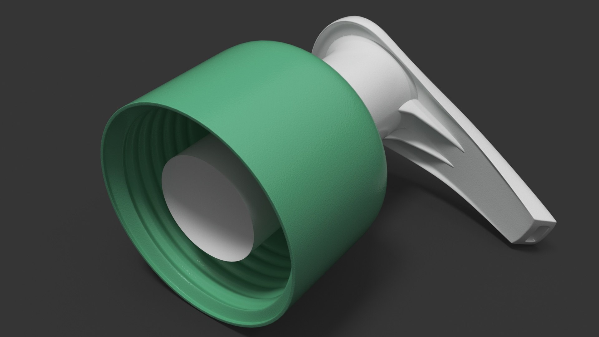 3D Model CeraVe Cleanser Dispenser Bottle 473 Ml Mint - TurboSquid 2282312