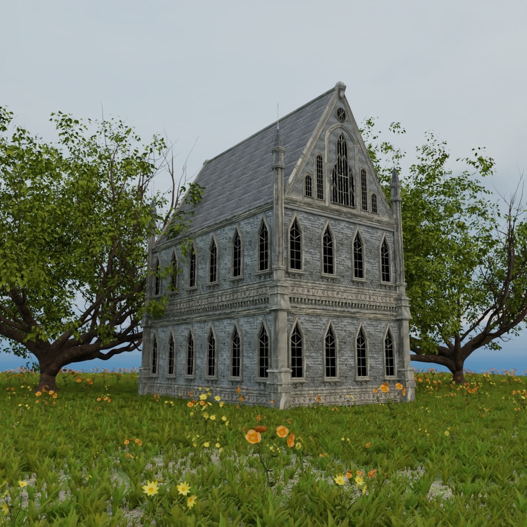 Historical Building 3D Model - TurboSquid 1482519