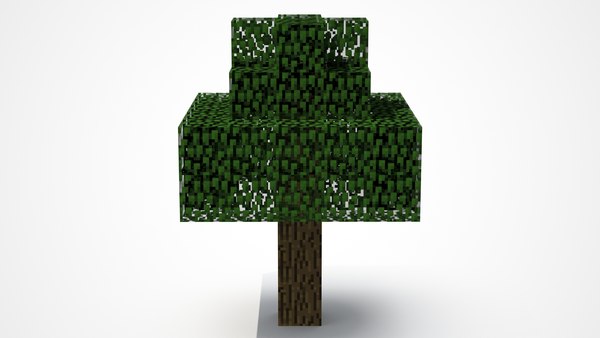 modelo 3d Roble de Minecraft - TurboSquid 2302681