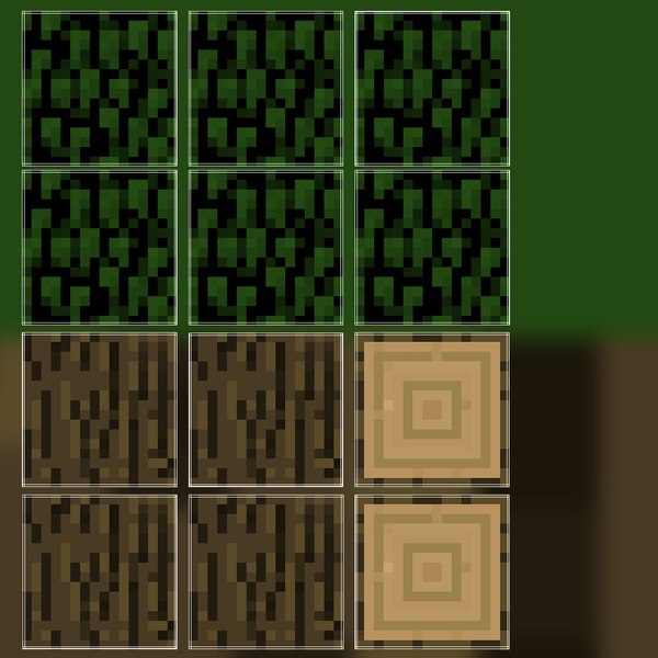 modelo 3d Roble de Minecraft - TurboSquid 2302681