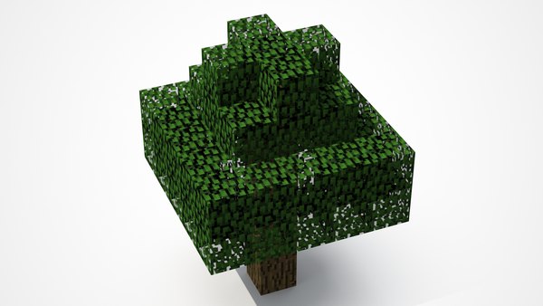 modelo 3d Roble de Minecraft - TurboSquid 2302681