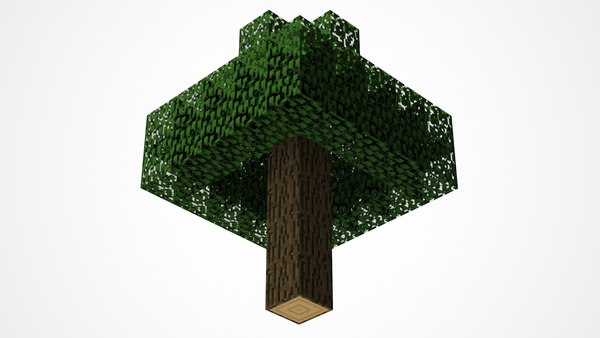 modelo 3d Roble de Minecraft - TurboSquid 2302681