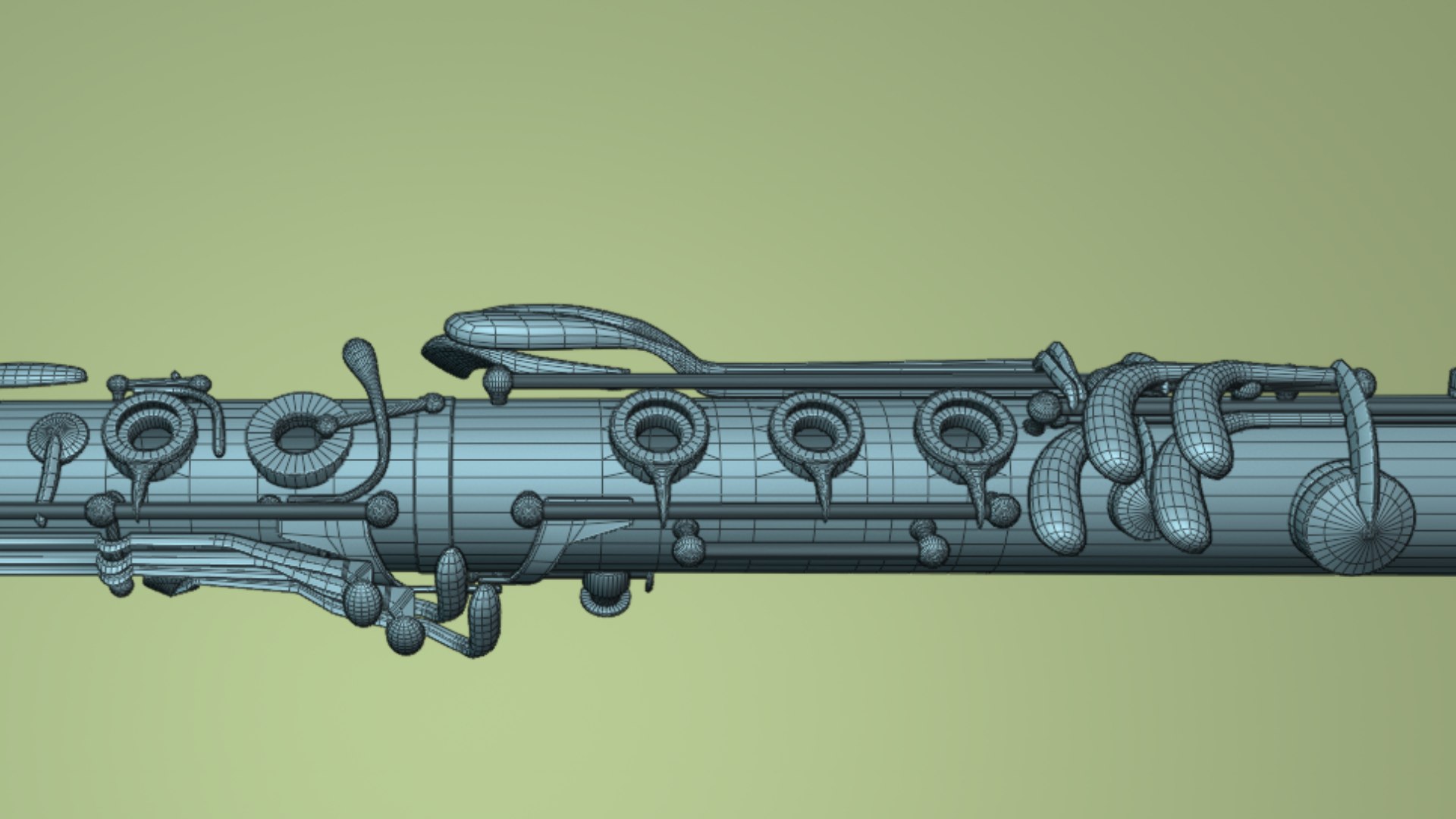 Wood Clarinet 3D Model - TurboSquid 2261189