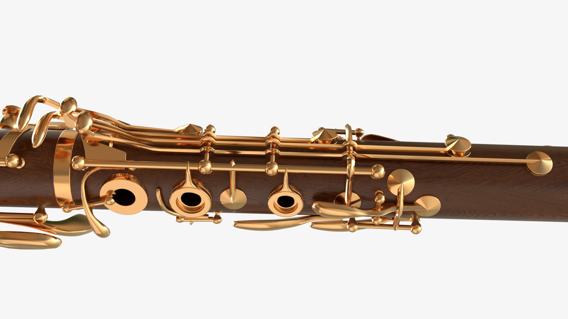 Wood Clarinet 3D Model - TurboSquid 2261189
