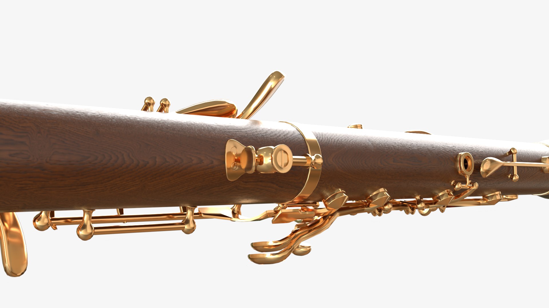 Wood Clarinet 3D Model - TurboSquid 2261189