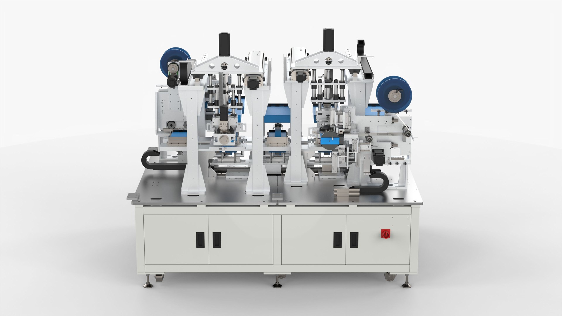 Automatic Lithium Battery Industry Sticking Tape Machine 3D Model ...