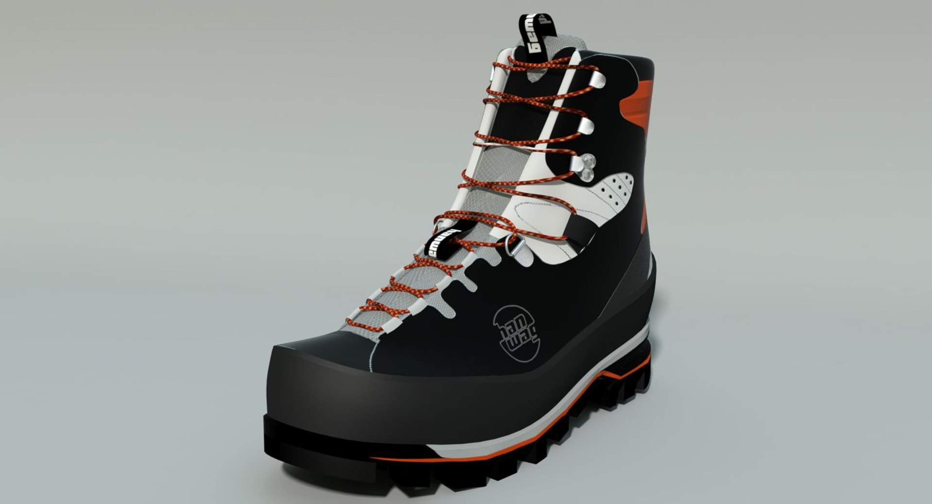3D Hanwag Friction Shoes - TurboSquid 1209436