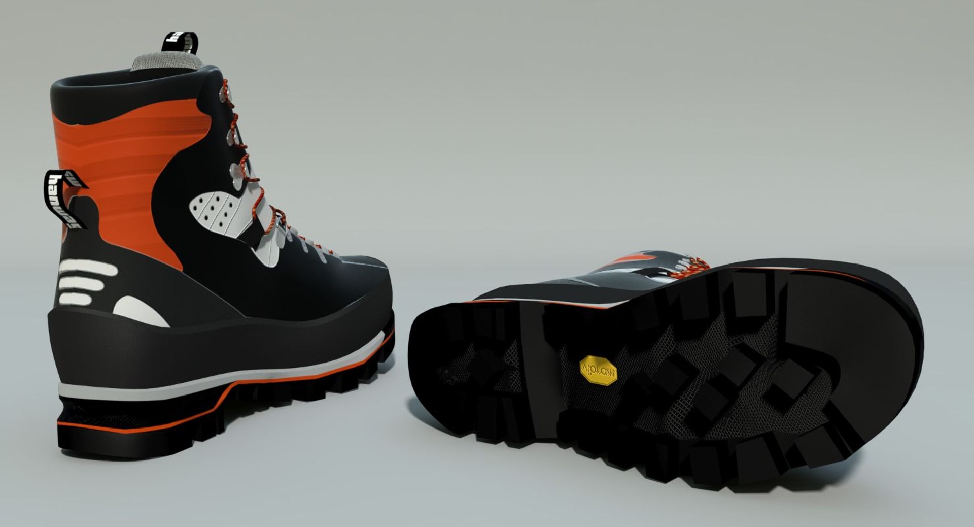3D Hanwag Friction Shoes - TurboSquid 1209436
