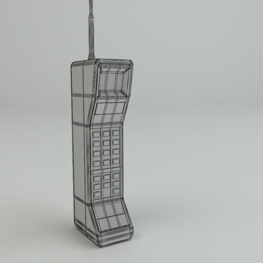 mobile phone 3d model