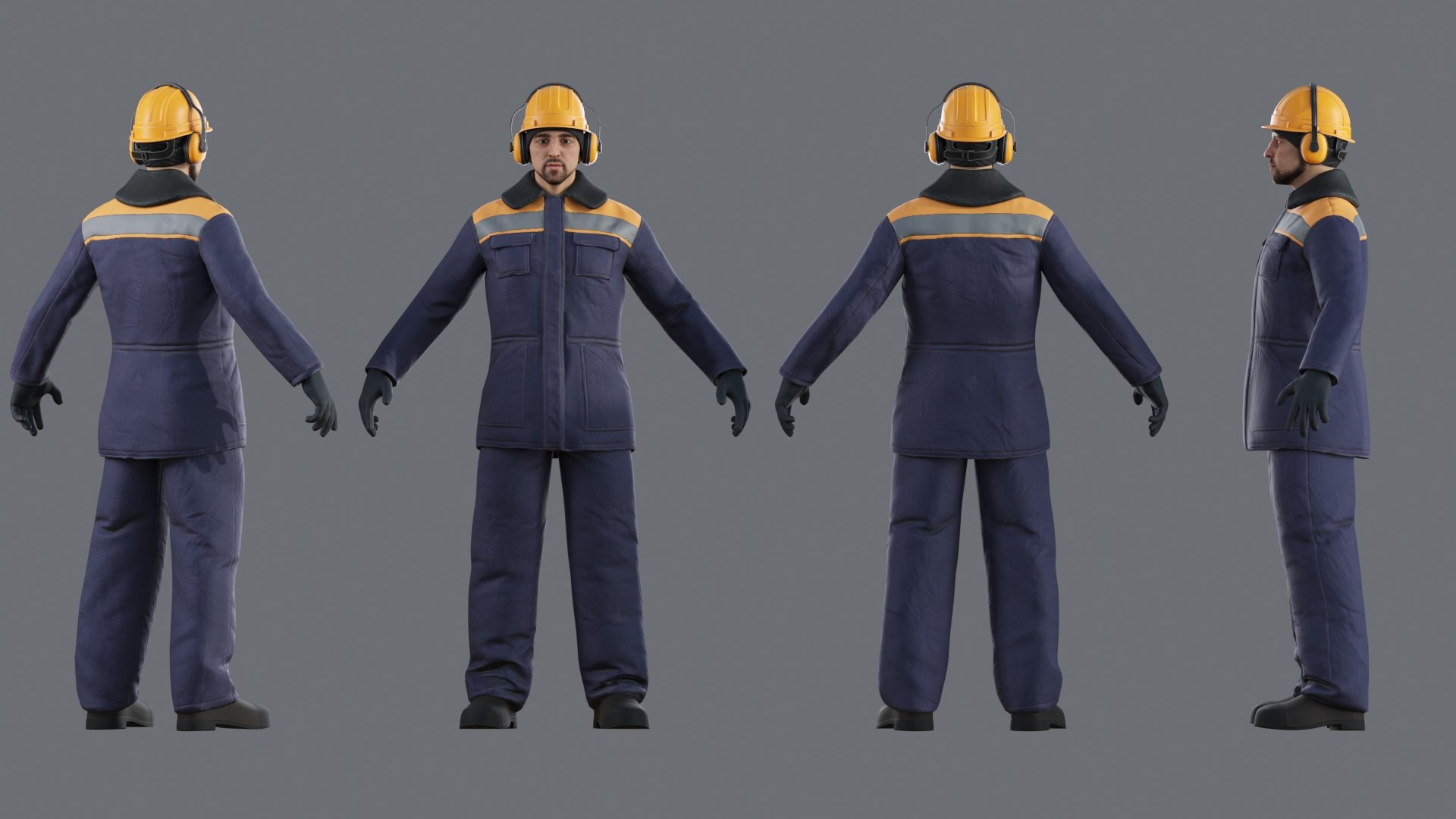 Worker Model - TurboSquid 1852720