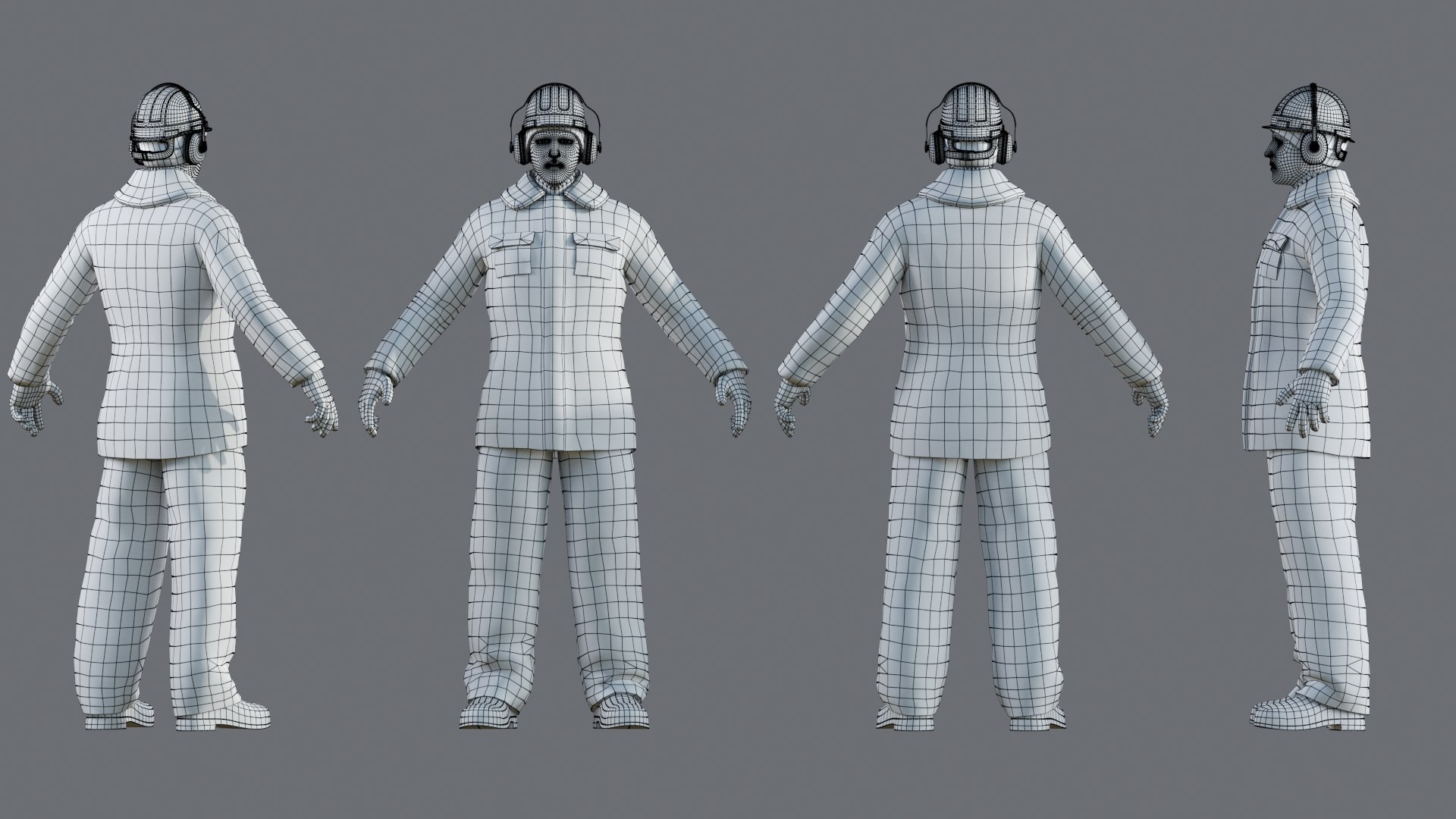 Worker Model - TurboSquid 1852720