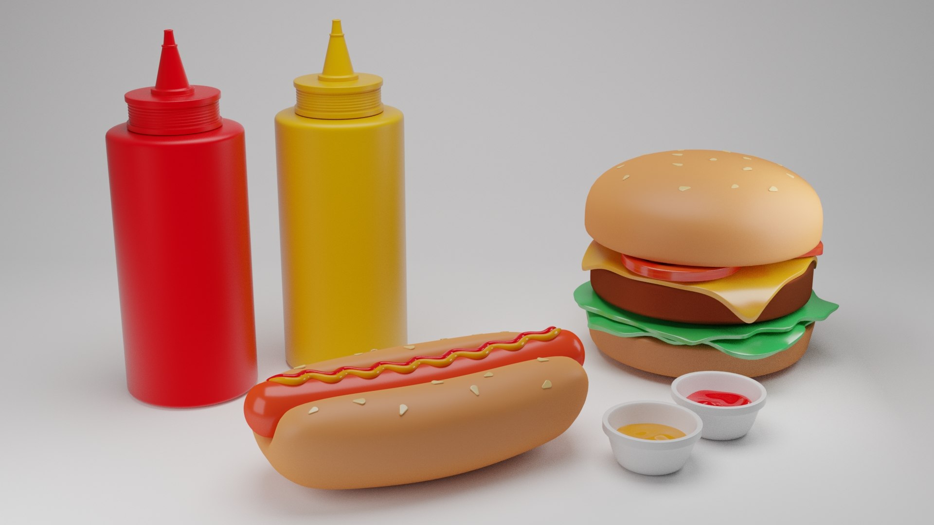 COMBO FASTA FOOD 3D - TurboSquid 1884456