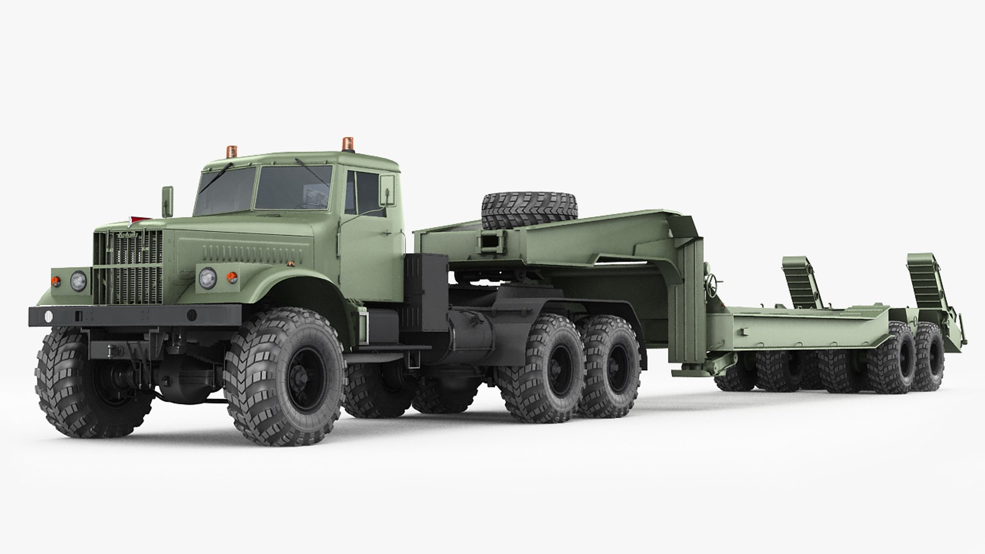 Soviet Kraz 255 Chmzap 3d Max