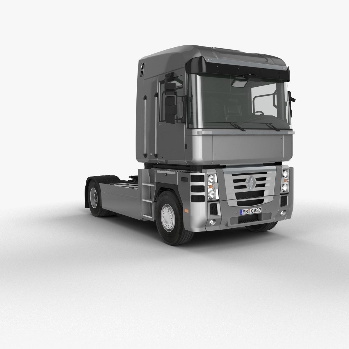 renault magnum facelift 3d model