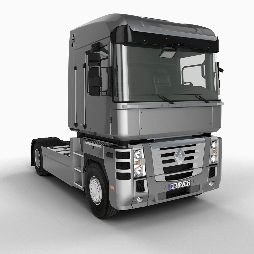 renault magnum facelift 3d model