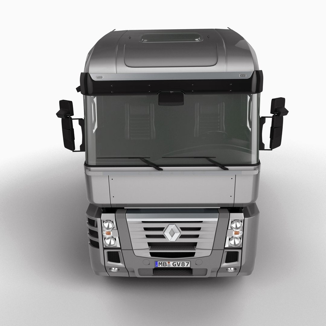 renault magnum facelift 3d model