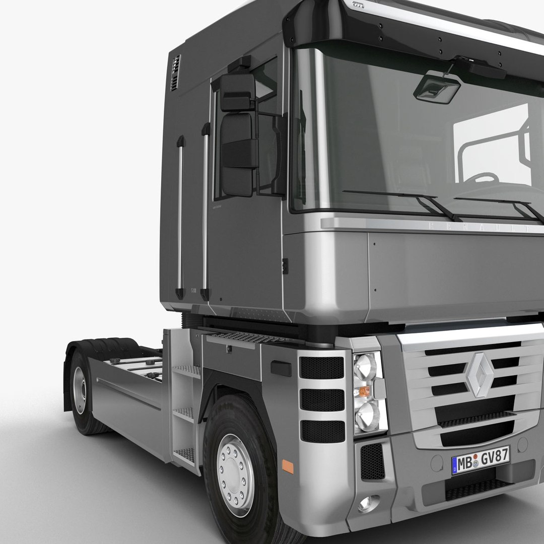 renault magnum facelift 3d model