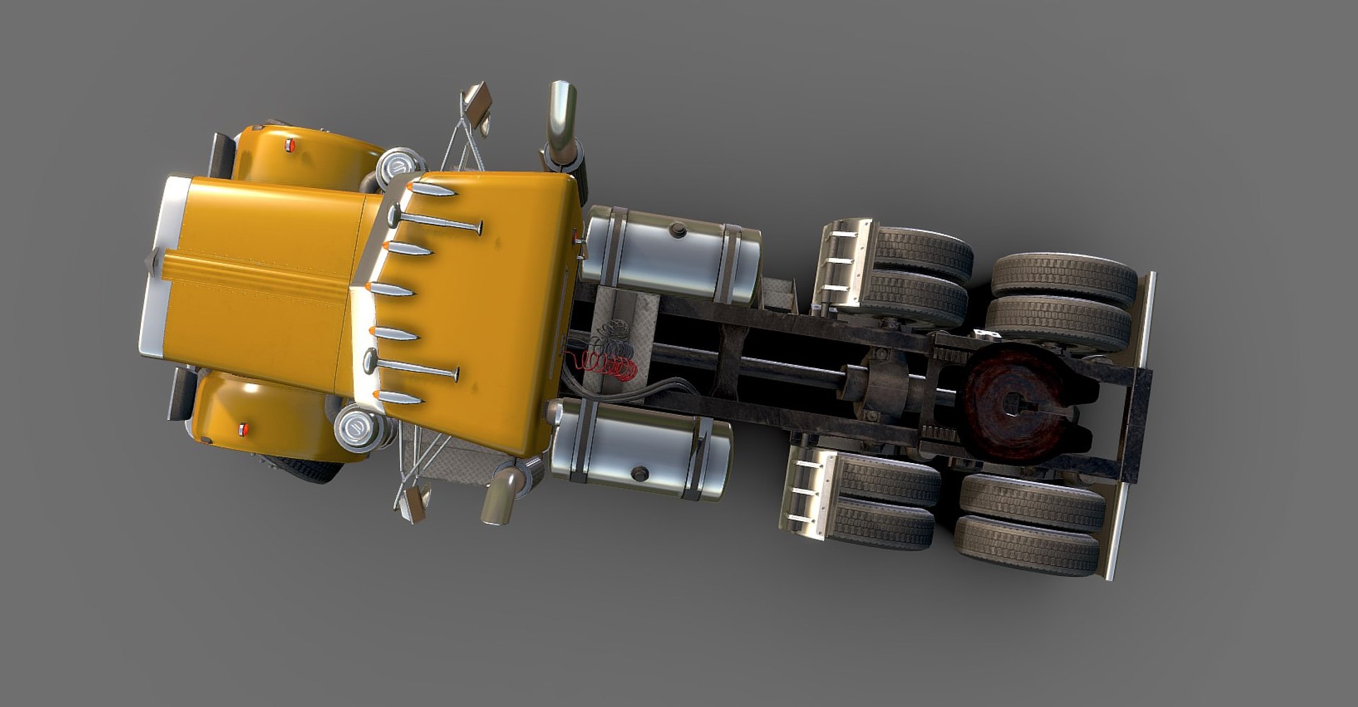 Truck trailer vehicle model - TurboSquid 1517651