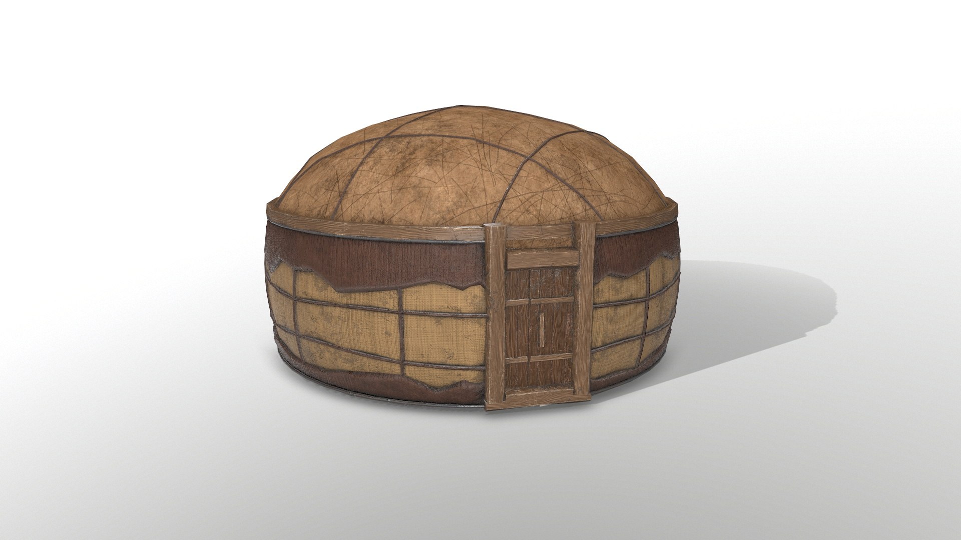 Old Mongolian Yurt And Interior 3D Model - TurboSquid 1763823