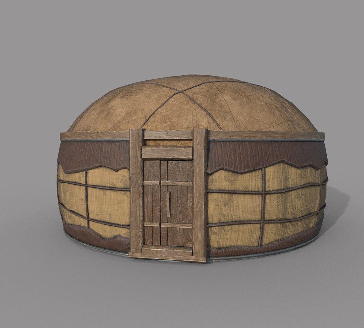 Old Mongolian Yurt And Interior 3D Model - TurboSquid 1763823