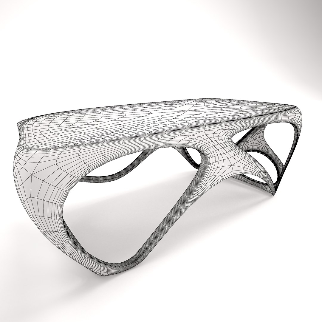 Organic table 3D model - TurboSquid 1347081