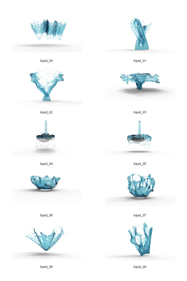 3D Model Liquid Effects Vol 2 - TurboSquid 1244218