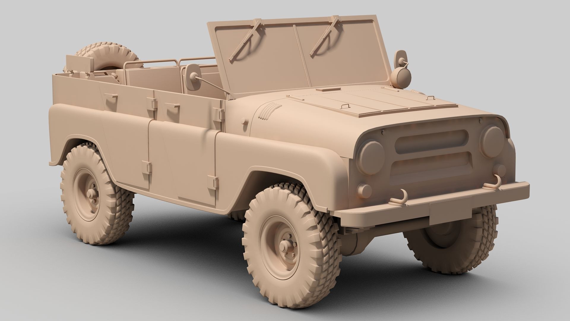 3ds Soviet Russian Uaz 469