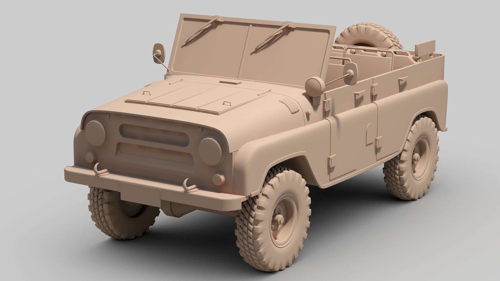 3ds Soviet Russian Uaz 469