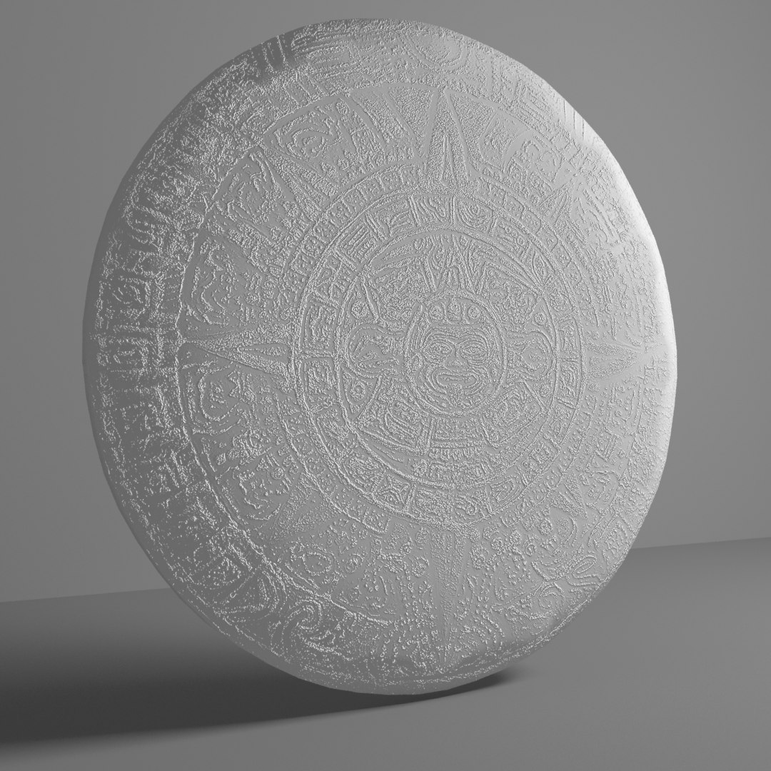 Aztec Calendar 2 3D Model - TurboSquid 1182818