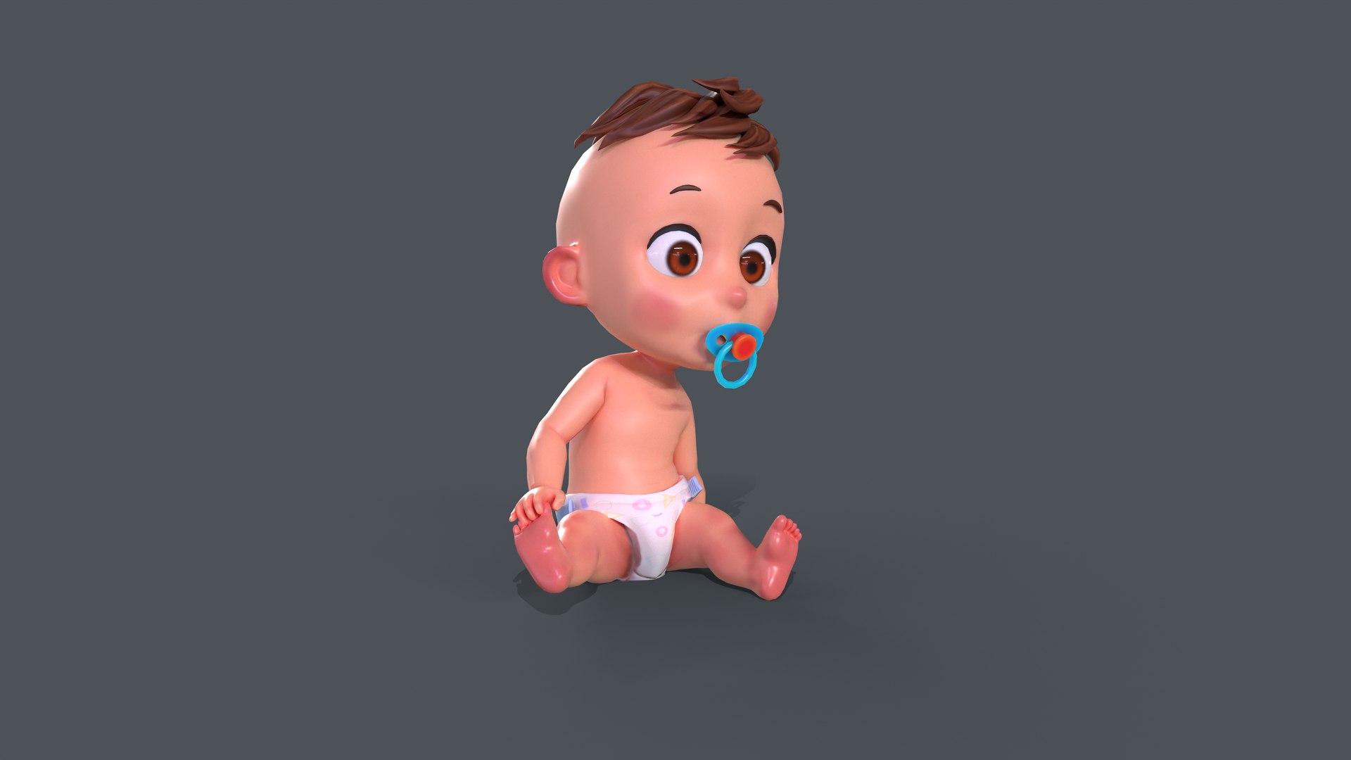 3D Baby Rigged - TurboSquid 2137059