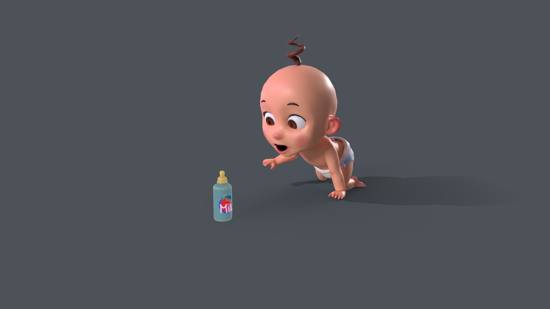 3D Baby Rigged - TurboSquid 2137059