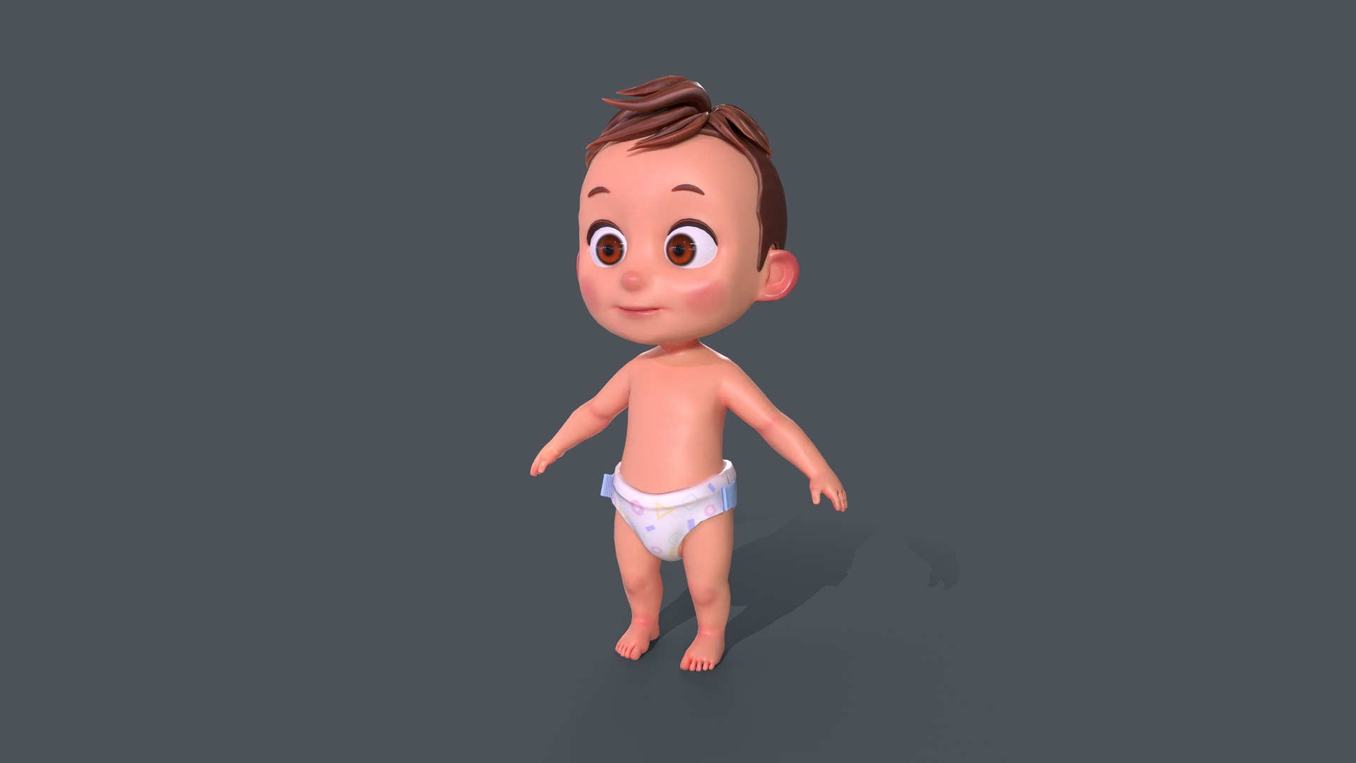3D Baby Rigged - TurboSquid 2137059
