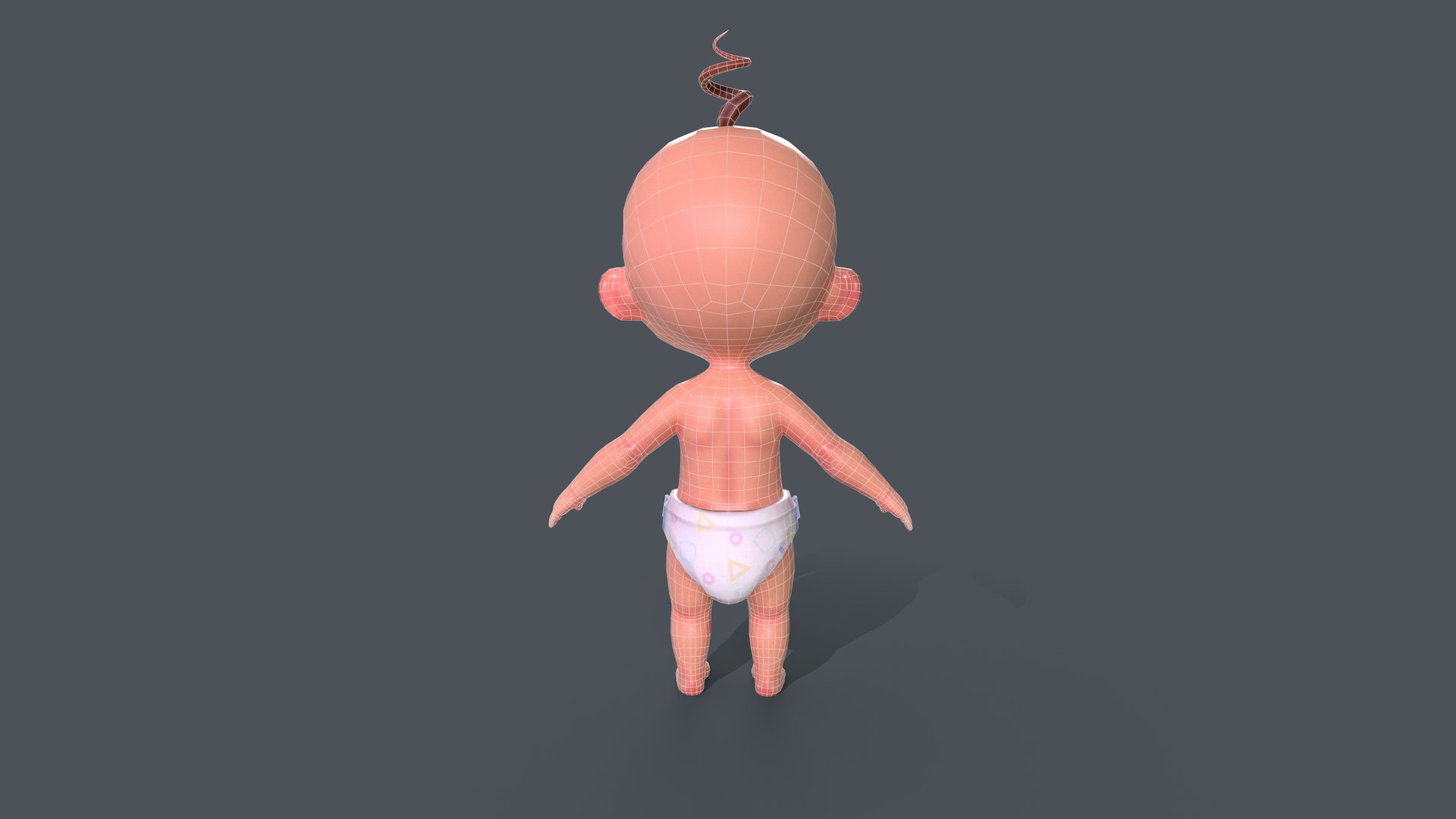 3D Baby Rigged - TurboSquid 2137059