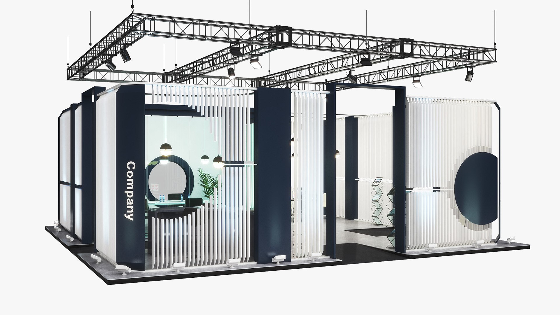 Exhibition Stand Booth 3D - TurboSquid 2096784