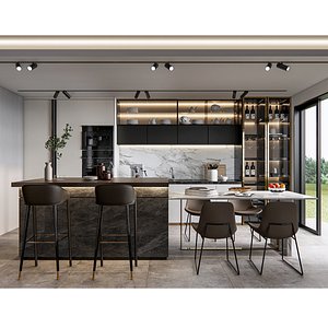 Collada Kitchen Models | TurboSquid