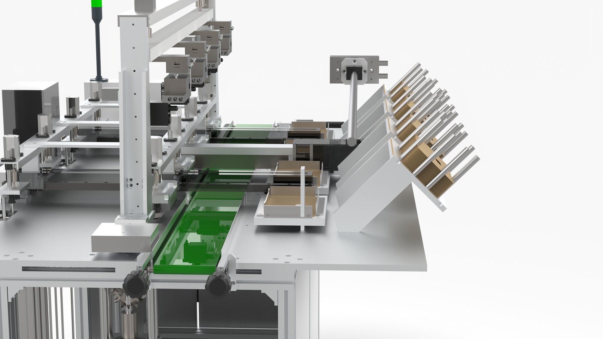 3D Automatic Wet Tissue Paper Packaging Machine - TurboSquid 2013630