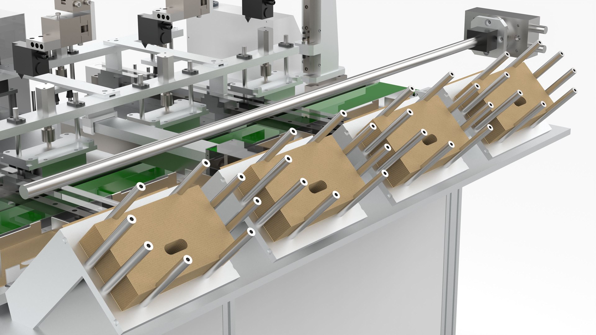 3D Automatic Wet Tissue Paper Packaging Machine - TurboSquid 2013630