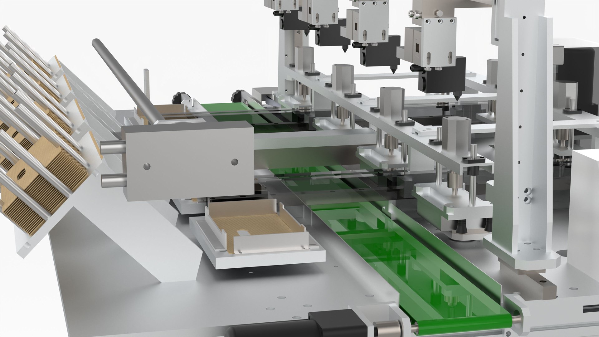 3D Automatic Wet Tissue Paper Packaging Machine - TurboSquid 2013630