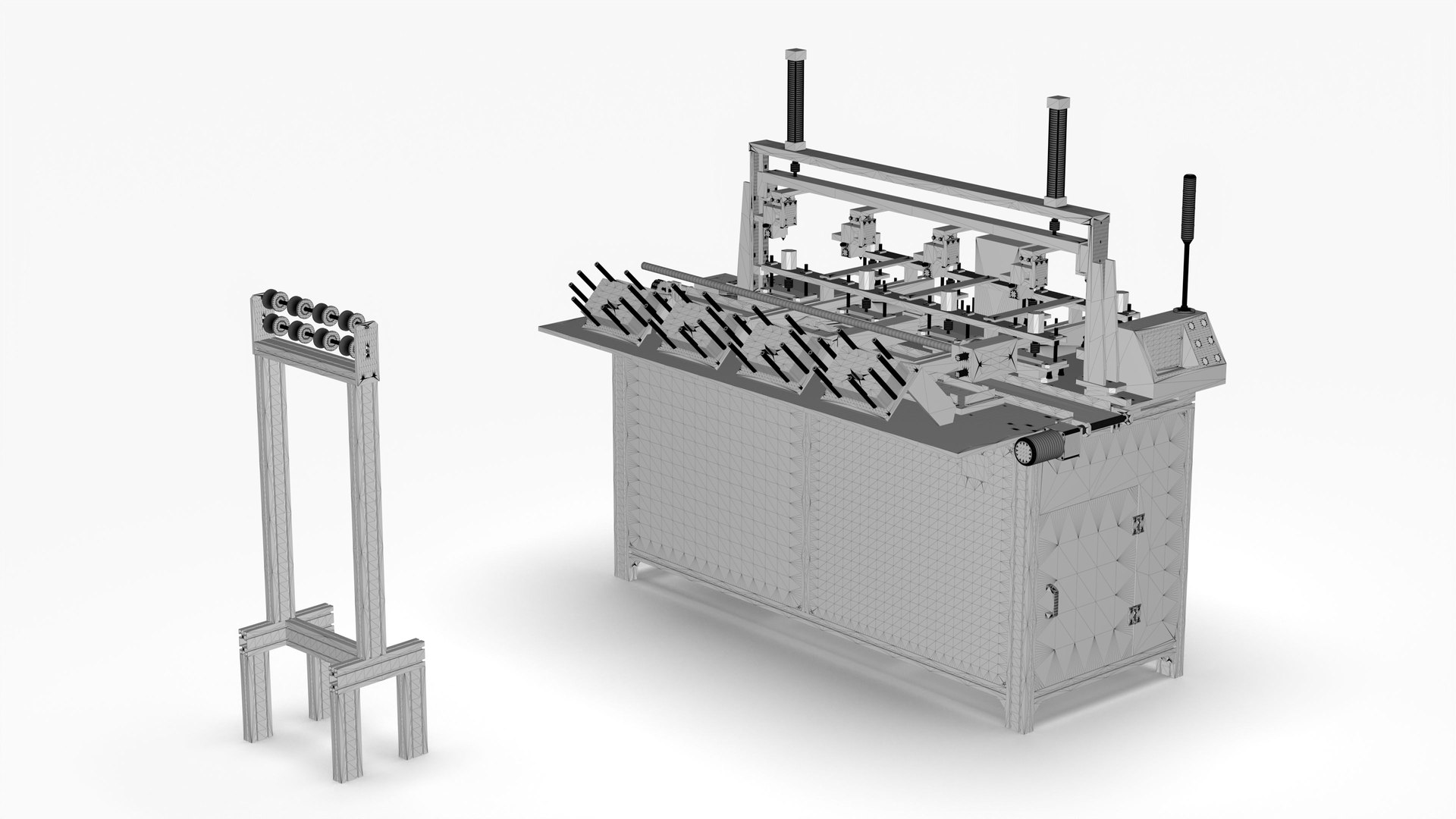 3D Automatic Wet Tissue Paper Packaging Machine - TurboSquid 2013630