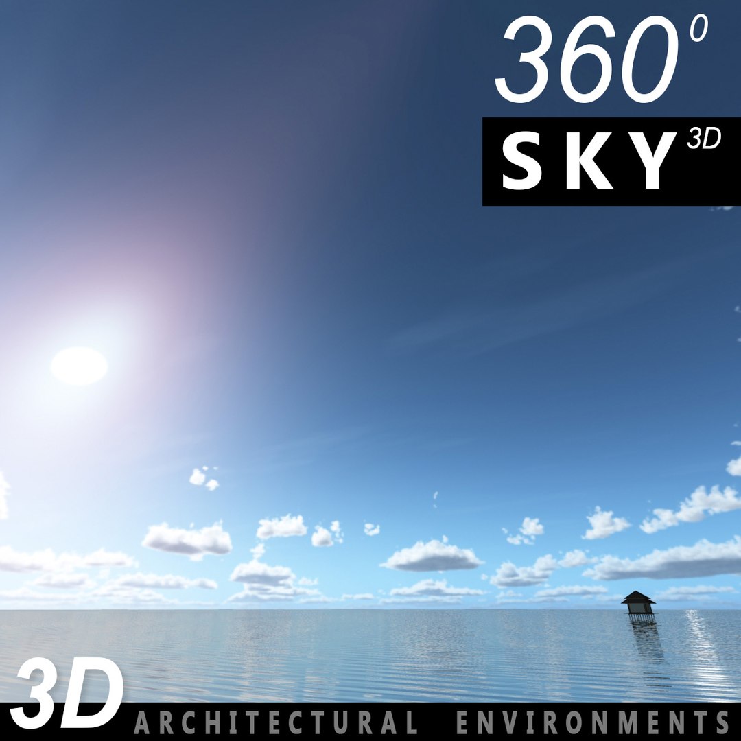 3d model sky clouds