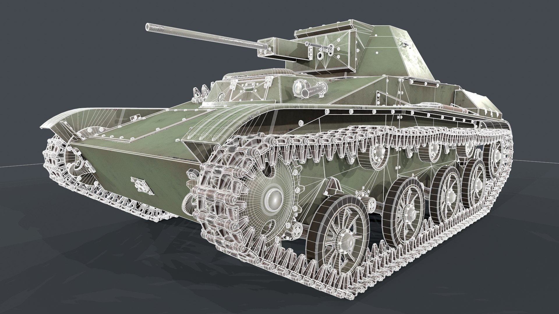 Soviet Light Tank T-60 Model - TurboSquid 1806147