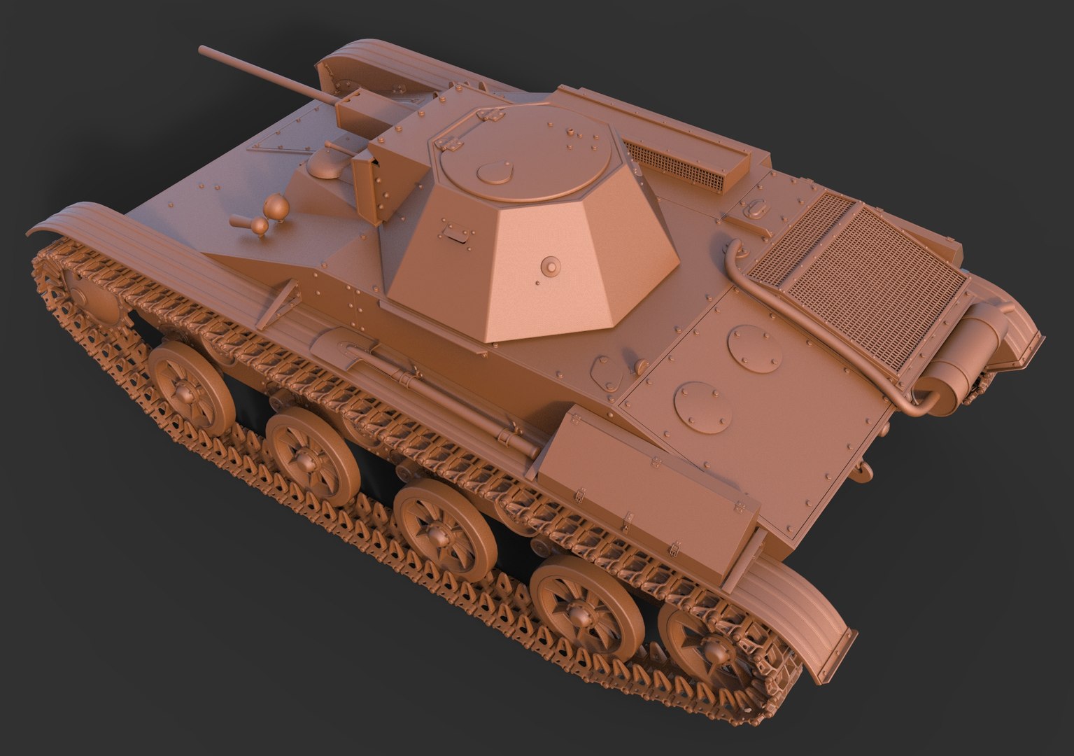 Soviet Light Tank T-60 Model - TurboSquid 1806147