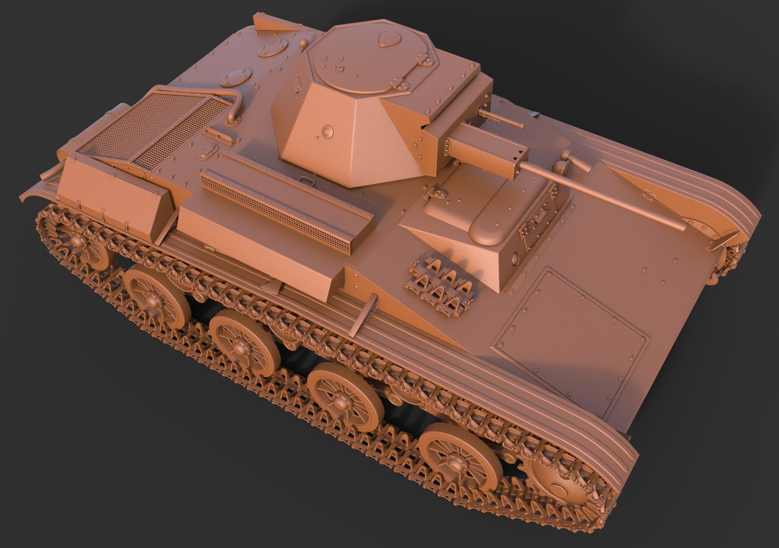 Soviet Light Tank T-60 Model - TurboSquid 1806147