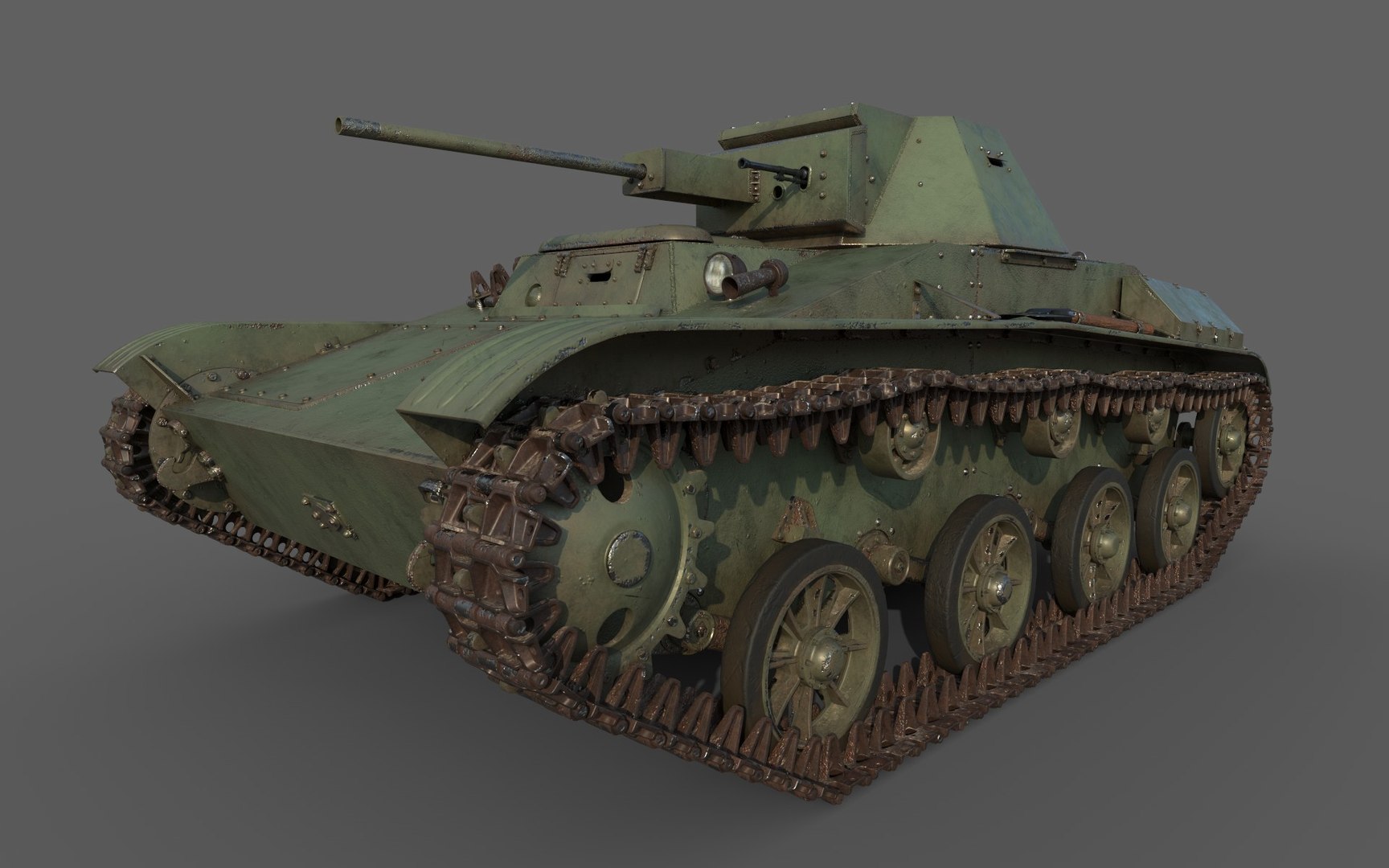 Soviet Light Tank T-60 Model - TurboSquid 1806147